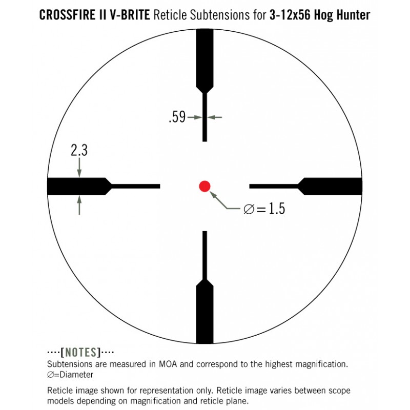 Vortex Crossfire II 3-12x56 Hog Hunter